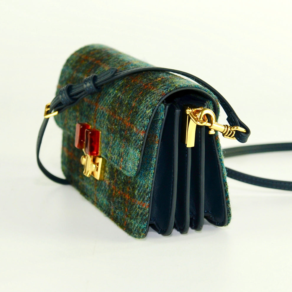 Harris Tweed Wool Bag,Scottish Tartan Bag,Handcrafted Bag-i7bags – i7Bags