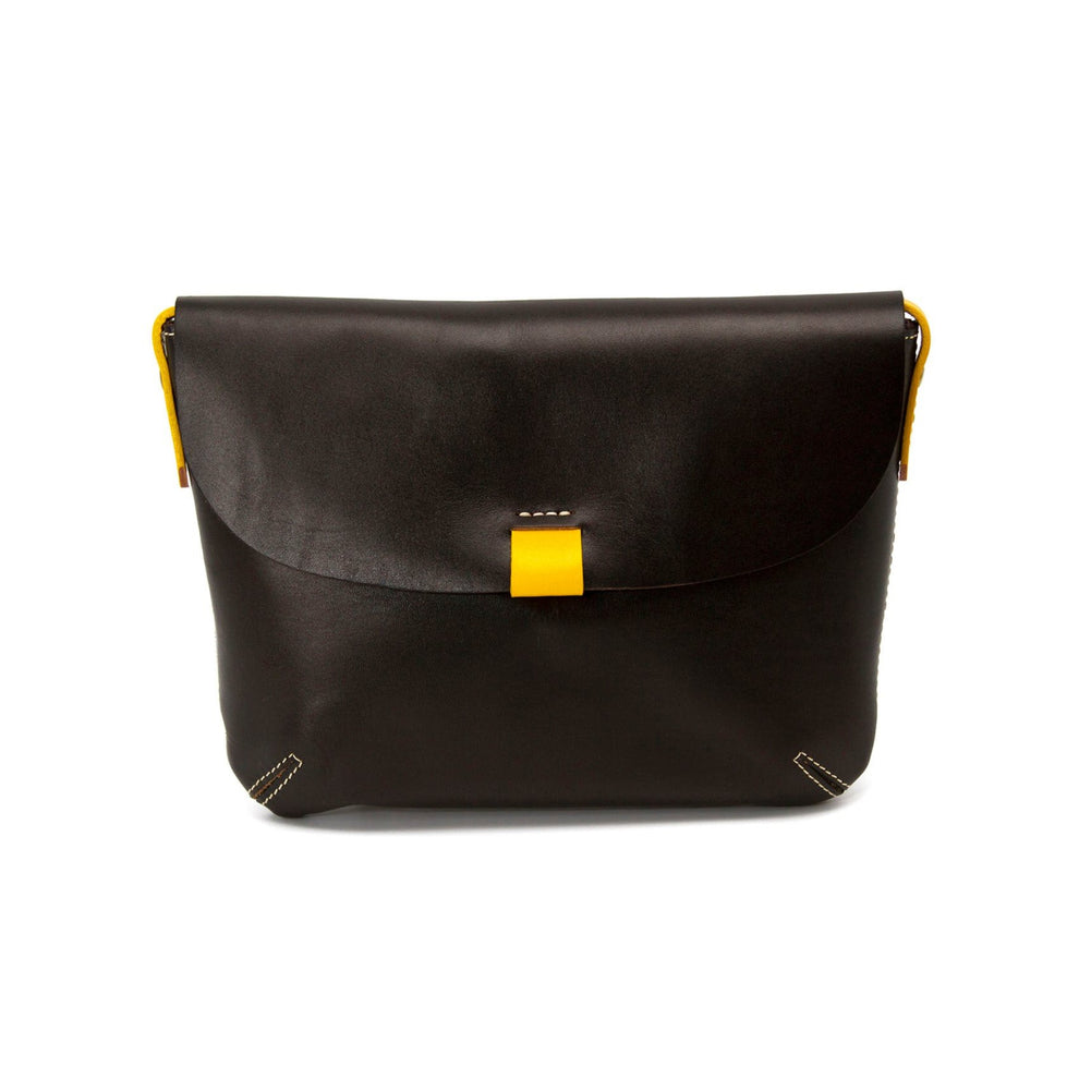 High Quality Leather Handmade Bag, Colour Blocking Flap Bag-i7bags – i7Bags